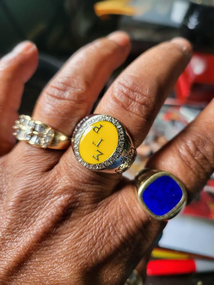 Alpha Kappa Alpha Sorority Ring (AKA) - Shine Series, Silver – fratrings