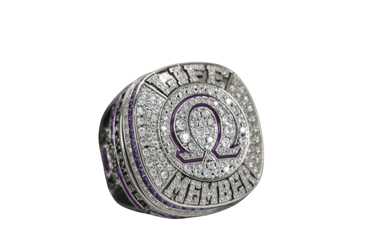 The Omega Psi Phi Life Member Ring