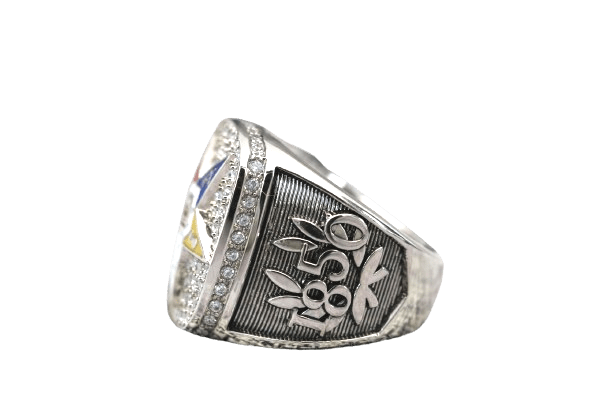 Official Order Of The Eastern Star Fraternity Ring (OES) - Silver ...