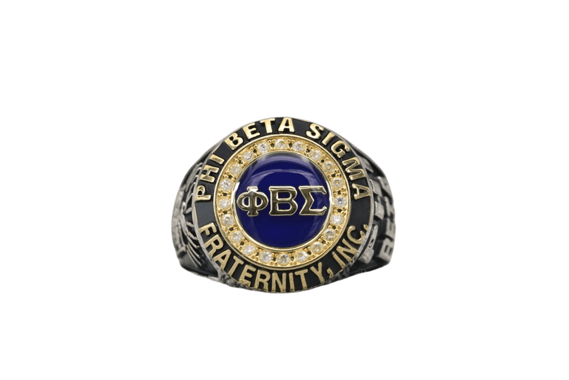 Phi Beta Sigma Fraternity Ring (ΦΒΣ) - Classic Man Series, Dual Finish ...