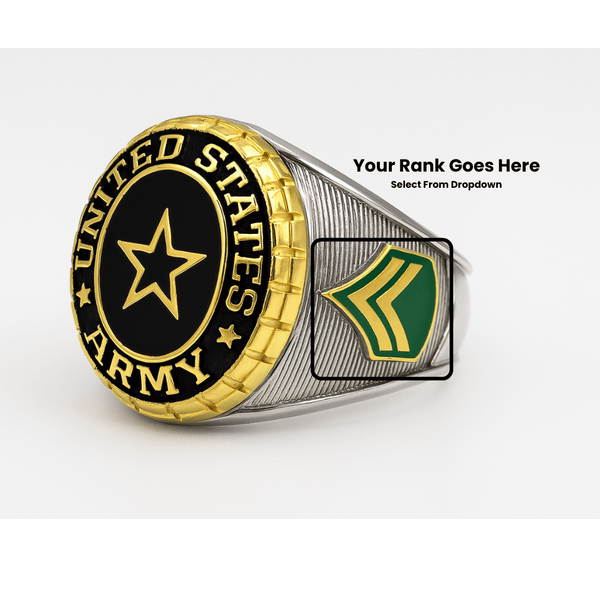 United States Army Legacy Ring | Custom Army Ring – fratrings