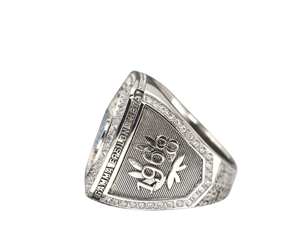 Official Gamma Epsilon Theta Ring - Silver – fratrings