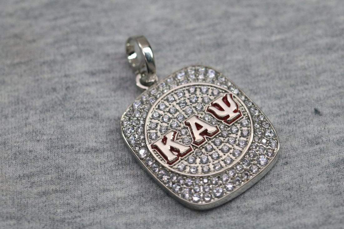 Kappa Alpha Psi Pendant Necklace (ΚΑΨ) - Shine Series, Silver – fratrings