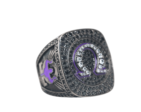 Official Omega Psi Phi Ring, Dark Series – fratrings