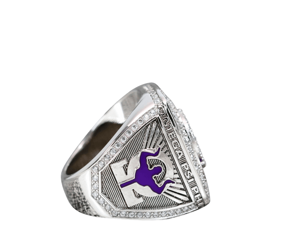 Official Omega Psi Phi Ring, Silver Series – fratrings