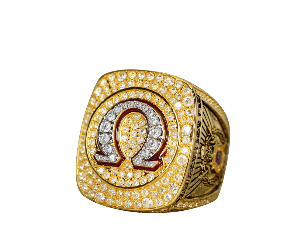 Omega Psi Phi Fraternity Ring (ΩΨΦ) - Shine Series, Yellow Gold – fratrings