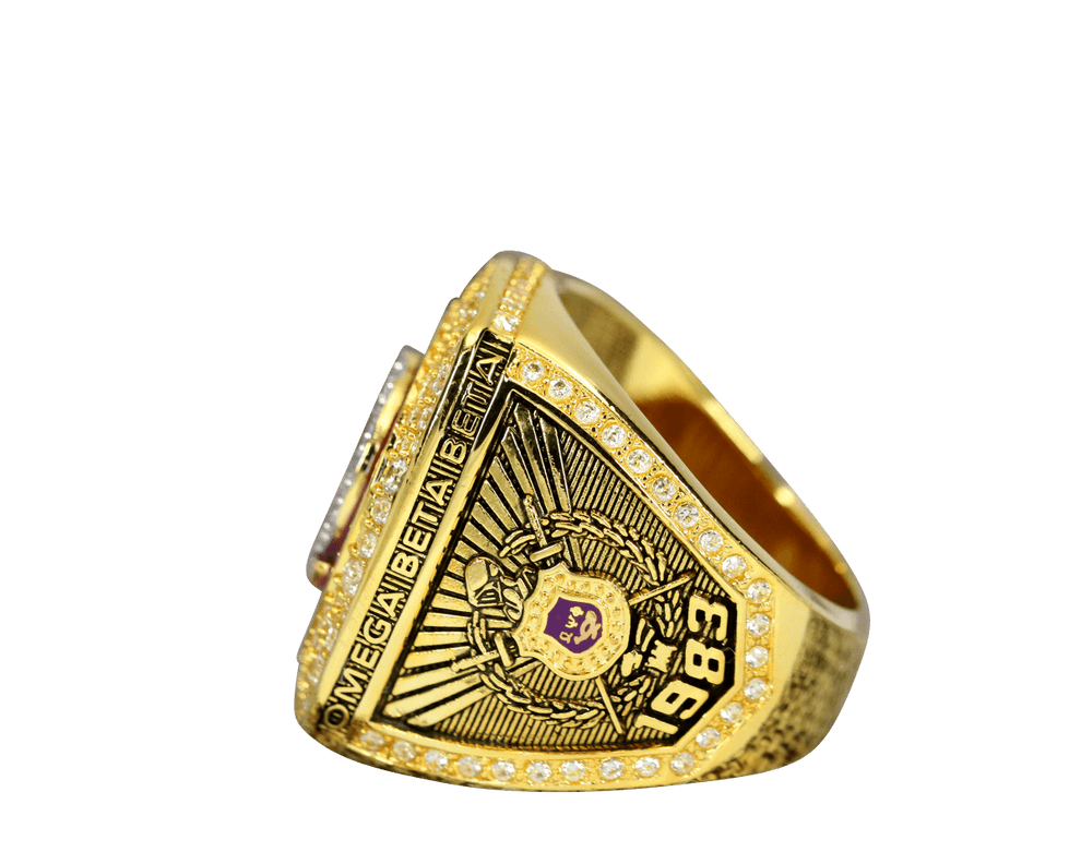 Omega Psi Phi Fraternity Ring (ΩΨΦ) - Shine Series, Yellow Gold – fratrings