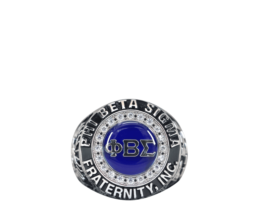 Phi Beta Sigma Fraternity Ring (ΦΒΣ) - Classic Man Series, Silver
