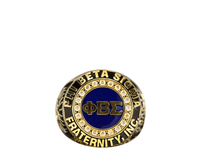 Phi Beta Sigma Fraternity Ring (ΦΒΣ) - Classic Man Series, Yellow Gold ...