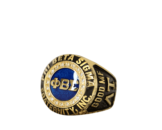 Phi Beta Sigma Fraternity Ring (ΦΒΣ) - Classic Man Series, Yellow Gold ...