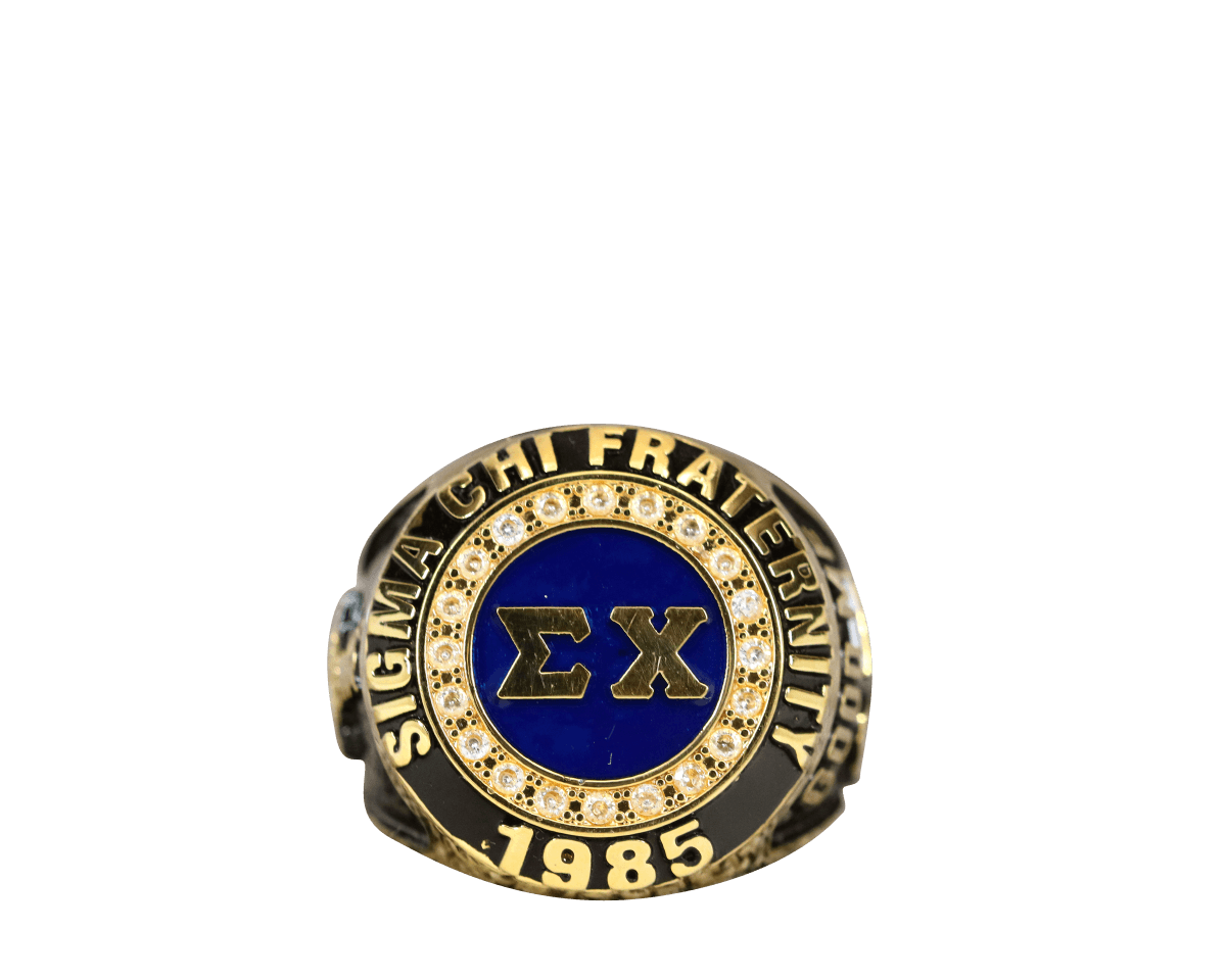 Sigma Chi Fraternity Ring (ΣΧ) - Classic Man Series, Gold – fratrings